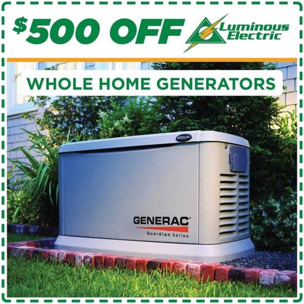 Whole House Generator Services - Luminous Electric